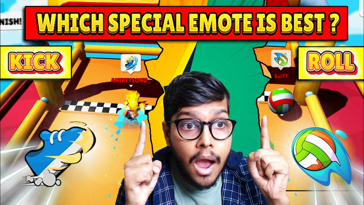 KICK VS ROLL EMOTE | Which is the Best Emote ? - YouTube
