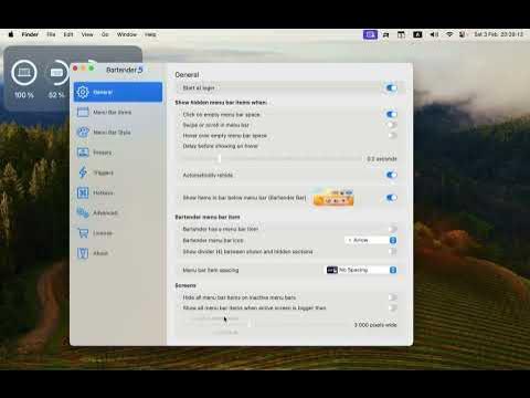Контролируй иконки в menubar на macos - YouTube