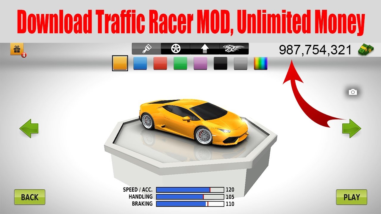 Download Traffic Racer MOD, Unlimited Money 3.5 free on Android - YouTube