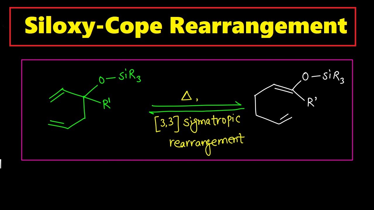 Siloxy - Cope Rearrangement | Sigmatropic Rearrangement | Organic Named ...
