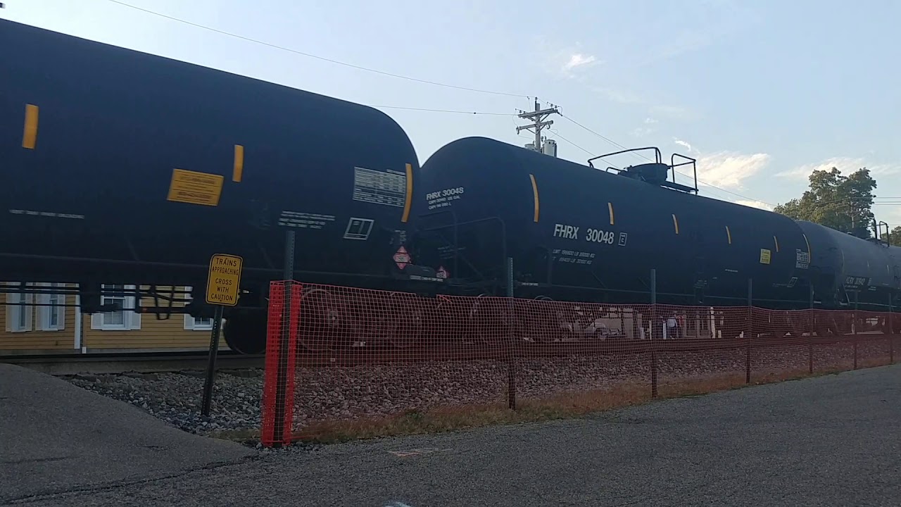 Three Canadian National locomotives are leading this southbound ethanol ...