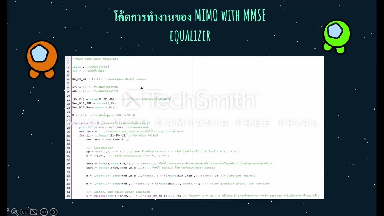 MIMO with MMSE equalizer - YouTube