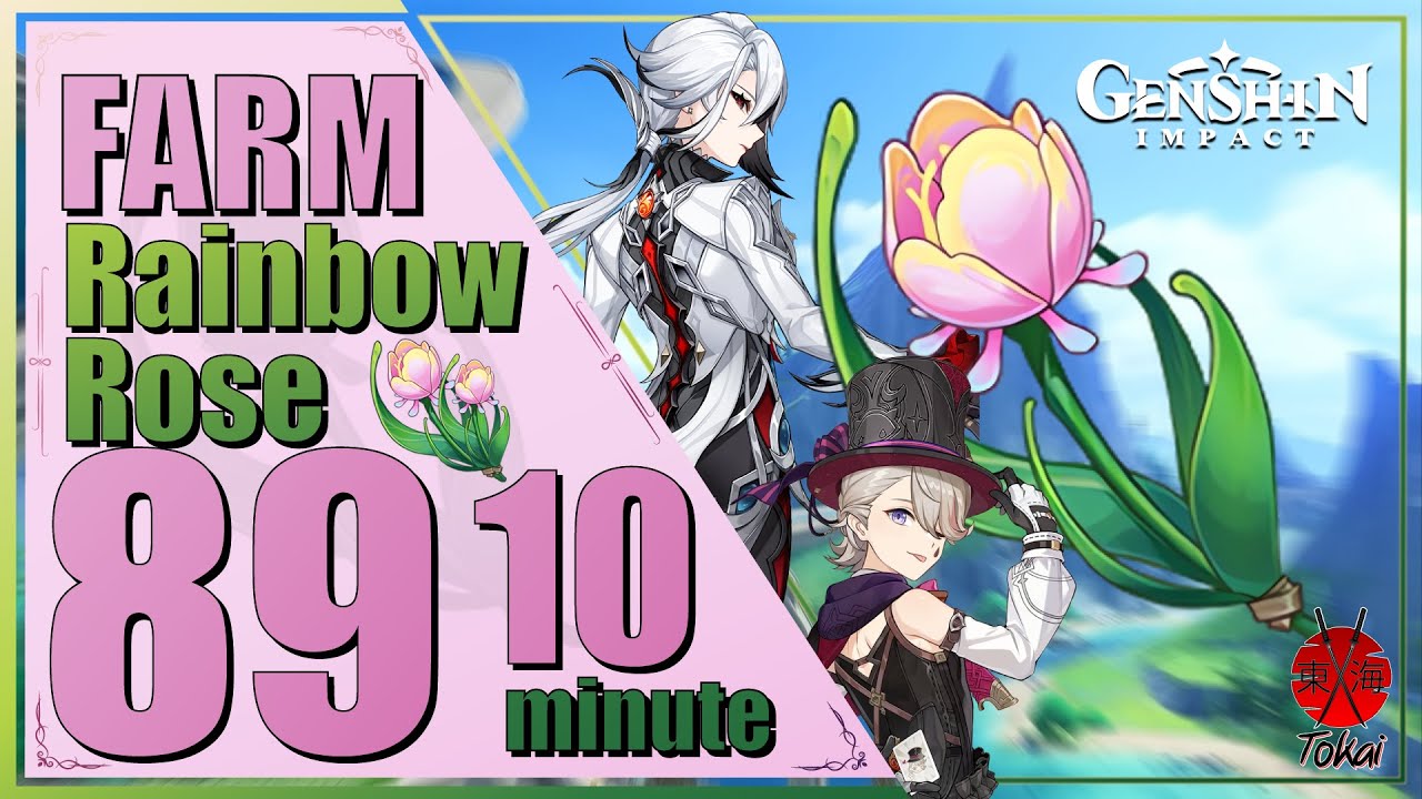 Genshin Impact | Farm Rainbow Rose - YouTube