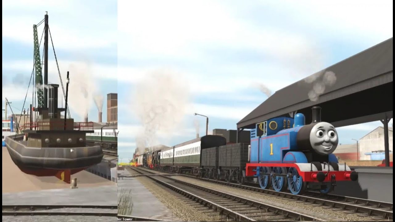 THOMAS AND THE HARBOUR DAY RIDE! - THOMAS AND FRIENDS - TRAINZ RAILROAD ...