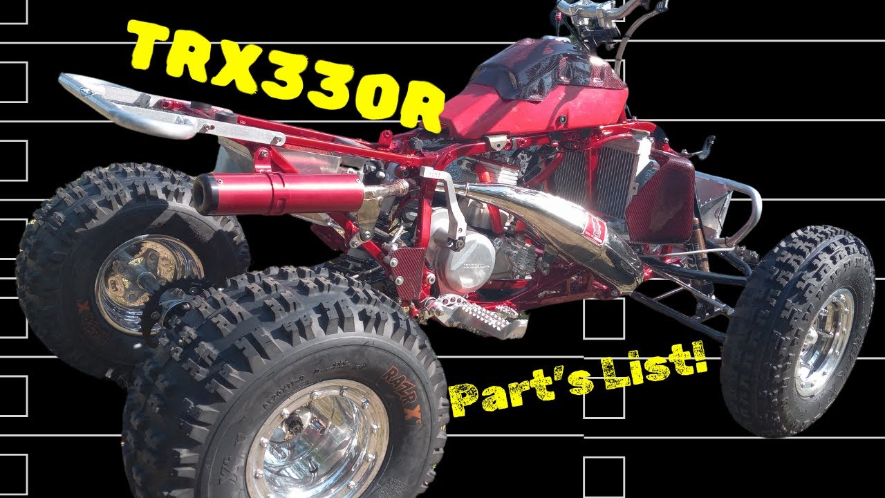 Building My Dream 2-Stroke Race Quad Trx250R: Parts list - YouTube