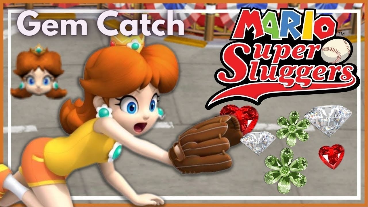Mario Super Sluggers - Gem Catch | Daisy Gameplay - YouTube