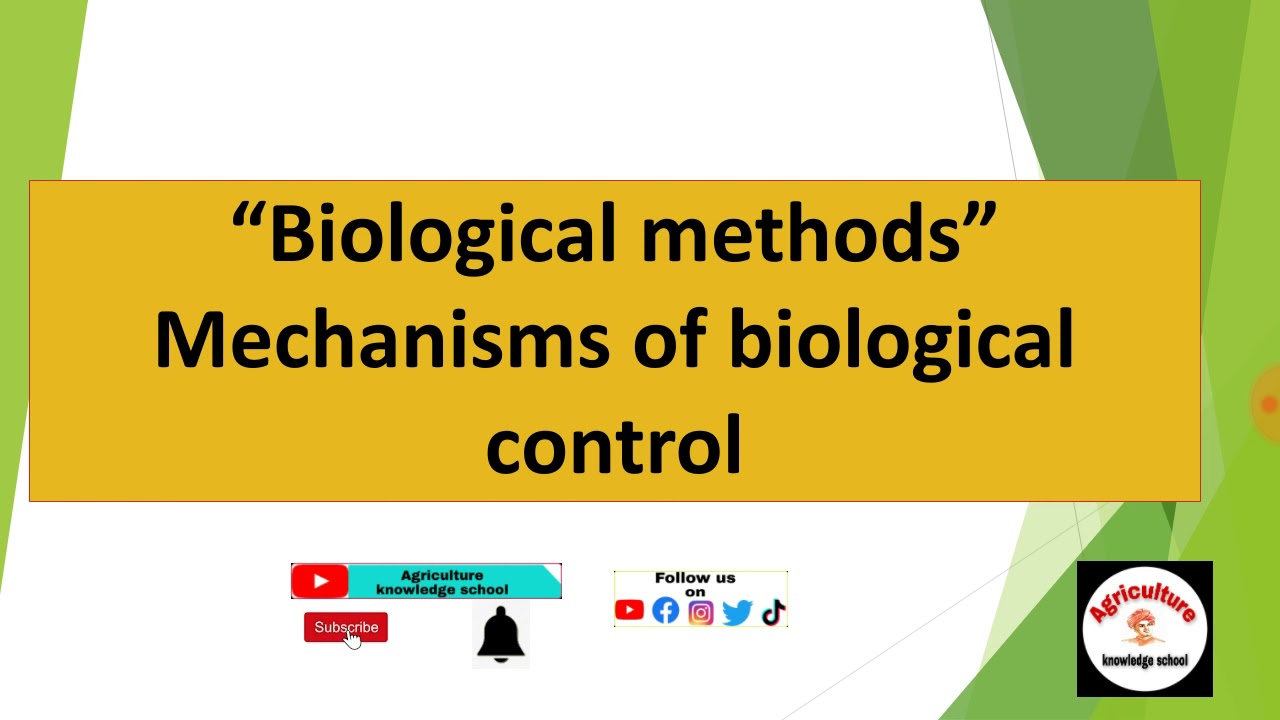 Plant Pathology #21।Biological Control of Plant Disease Management ...
