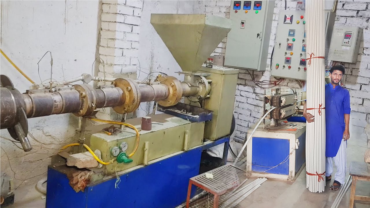 Complete process of Making Narrow PVC Pipes with Incredible Techniques ...
