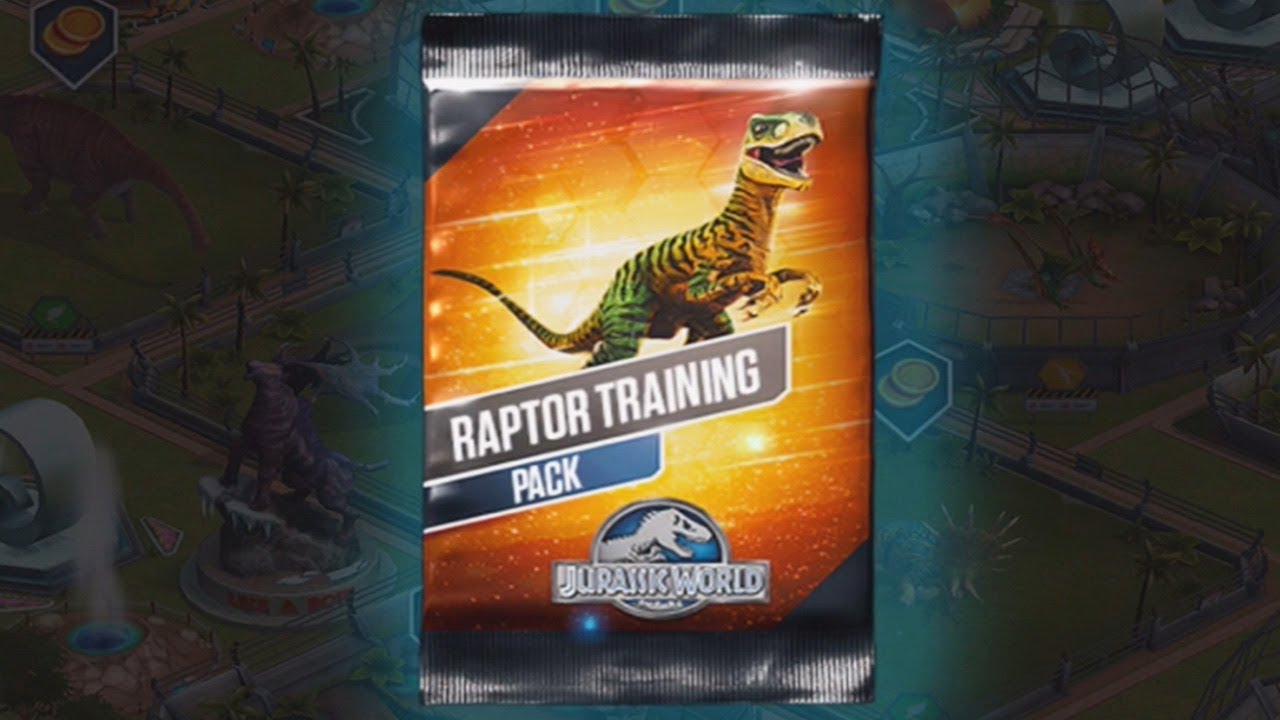 RAPTOR TRAINING Pack - Jurassic World The Game - YouTube