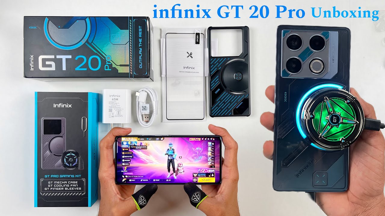 Infinix GT 20 Pro unboxing all features and gaming test Dimensity 8200 ...