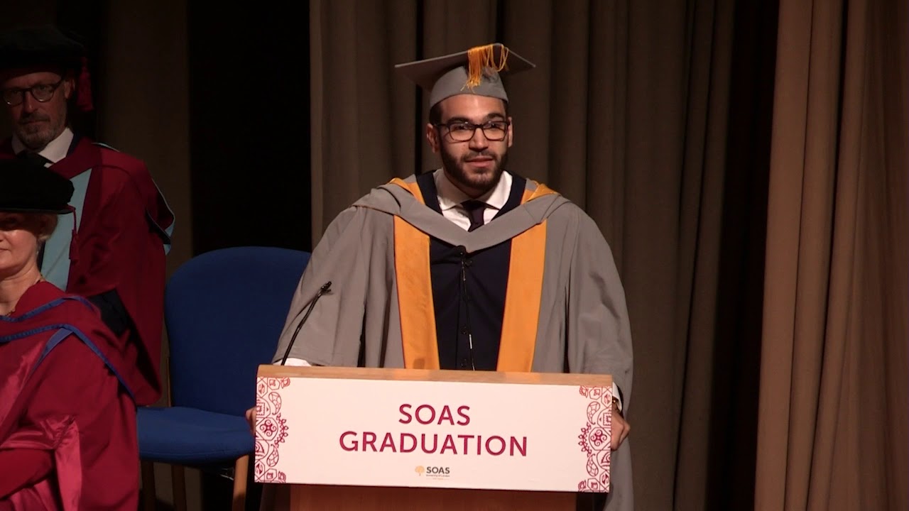 Students' Union Vote of Thanks | Mehdi Baraka | SOAS Graduation 2018 ...