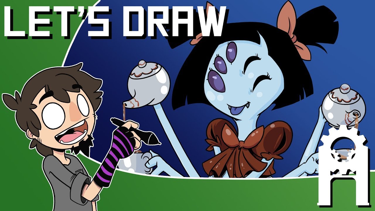 Let's Draw - Muffet [Undertale] - YouTube