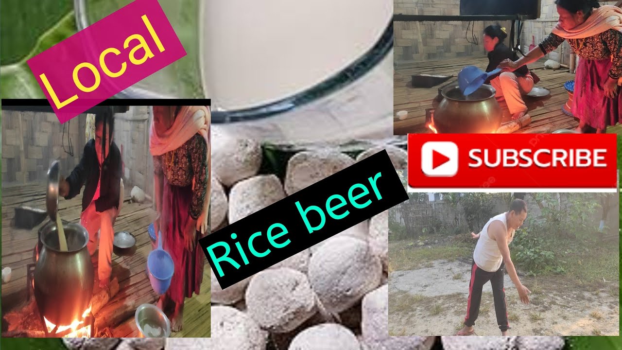 Home Made Rice Beer || How to make rice beer || step by step ...