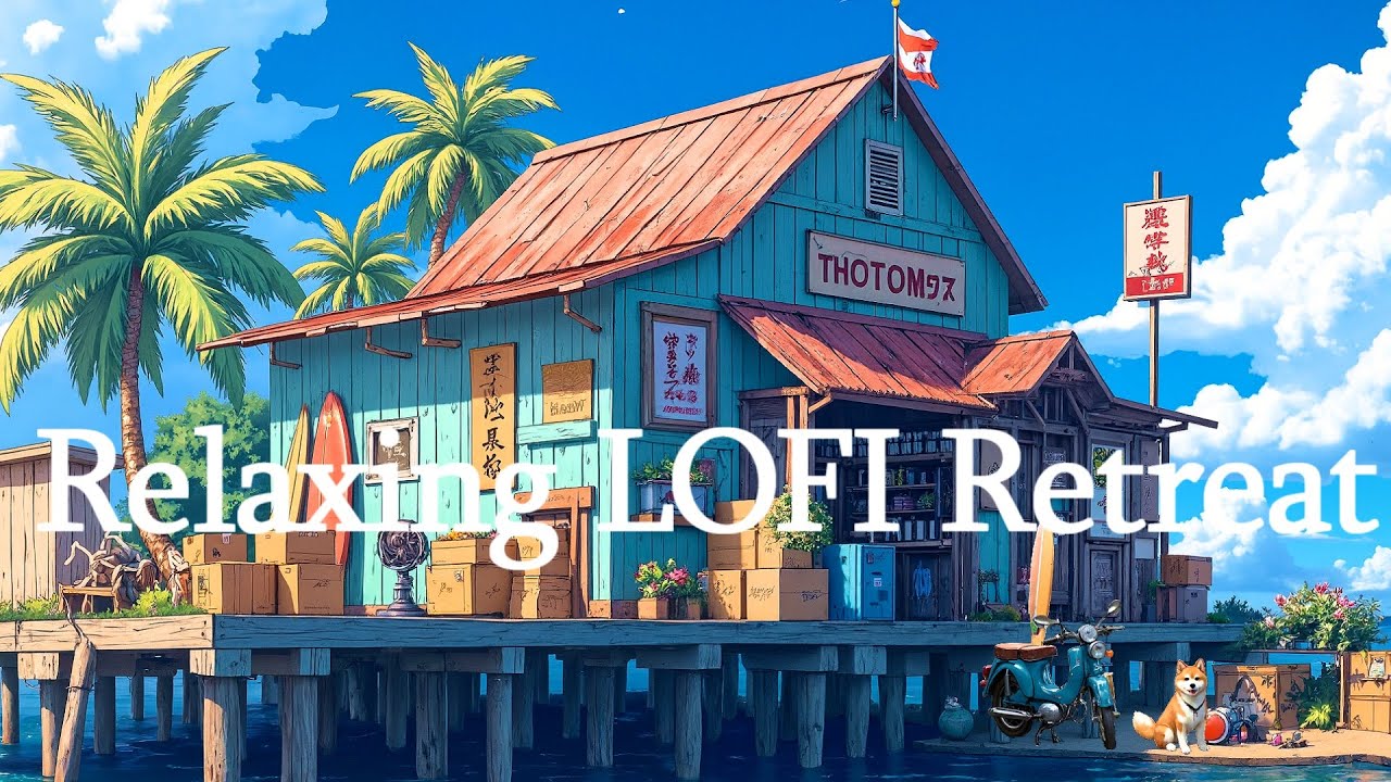 Relaxing LOFI Retreat [calm lo-fi sounds for relaxation] Tranquil ...