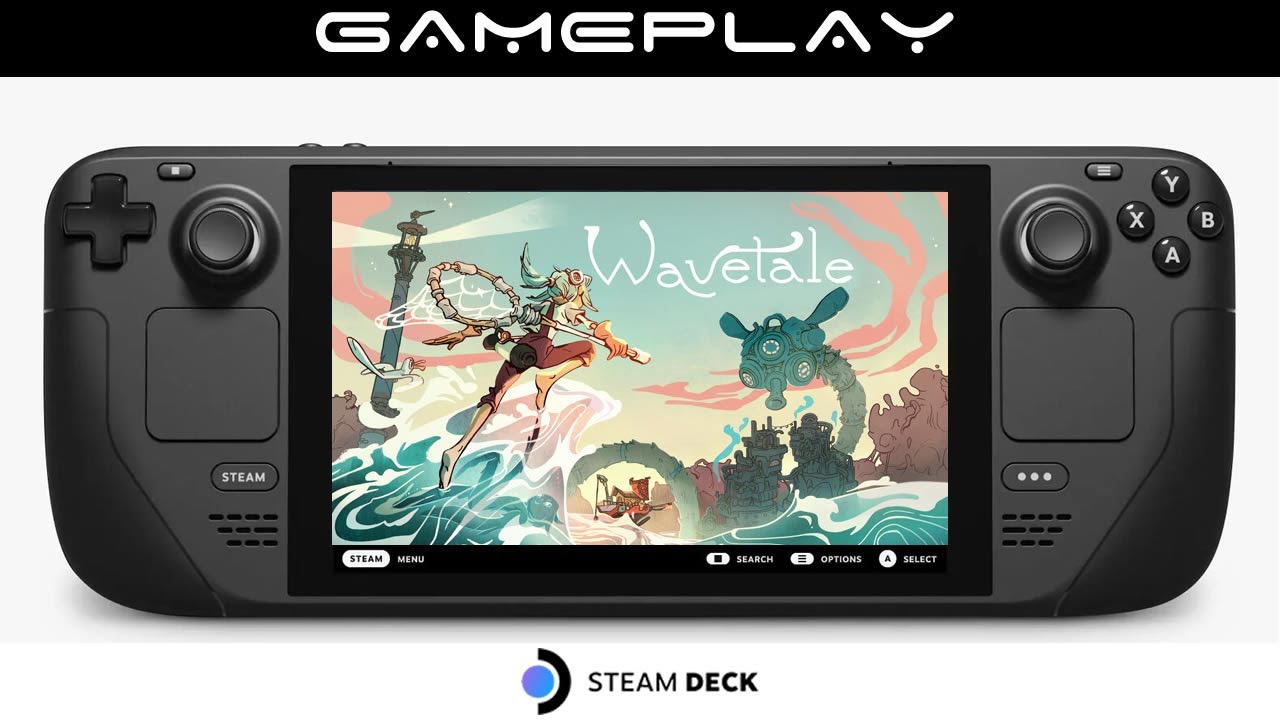 Wavetale Steam Deck Gameplay - YouTube