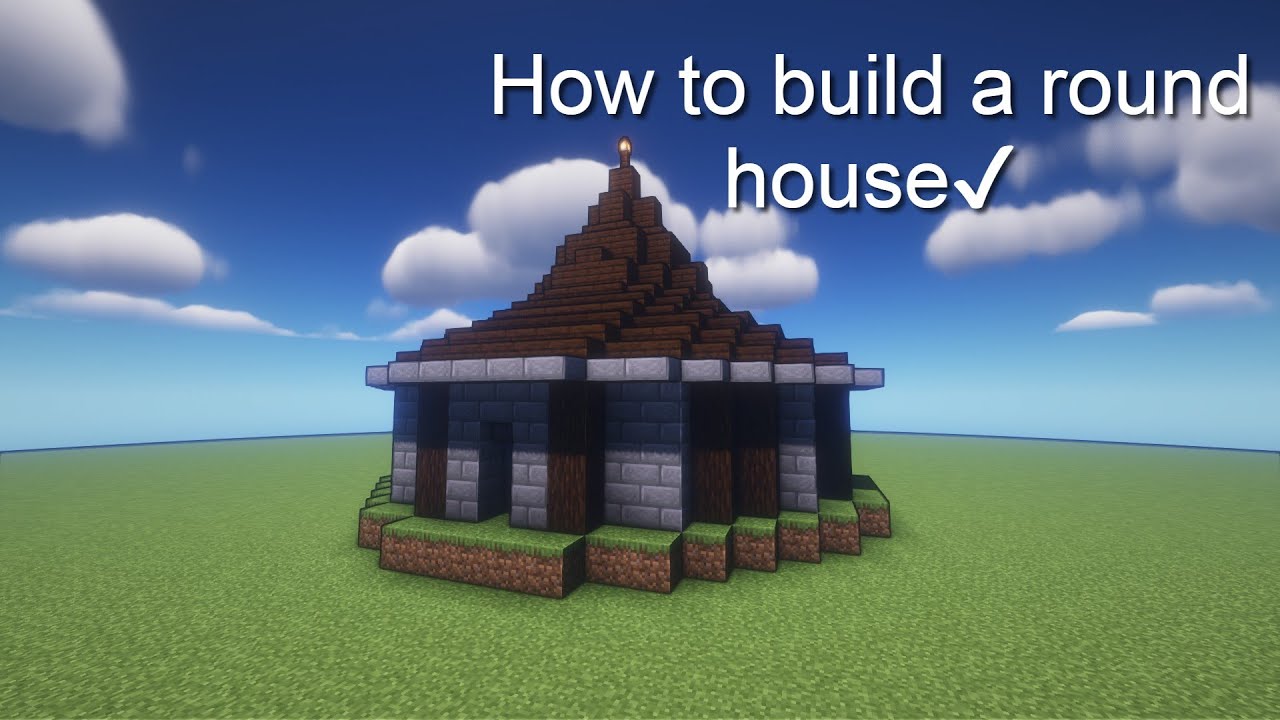 Minecraft round house tutorial (2020) - YouTube