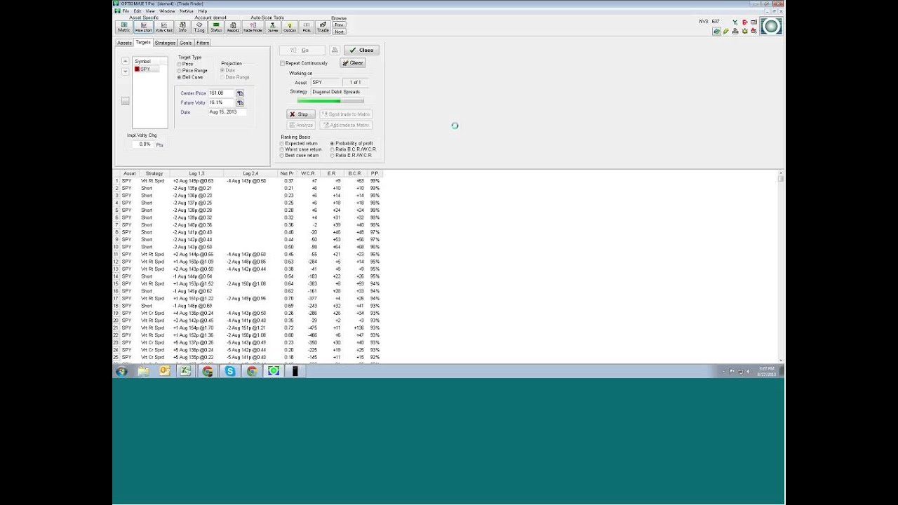 TradeFinder OptionVue Essentials with James Hogan June 27th, 2013 - YouTube