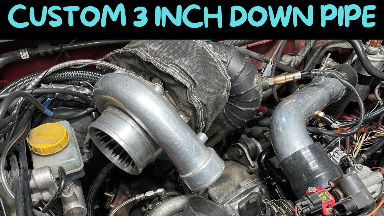 COMPOUND TURBO FORESTER // CUSTOM 3 INCH DOWN PIPE - YouTube