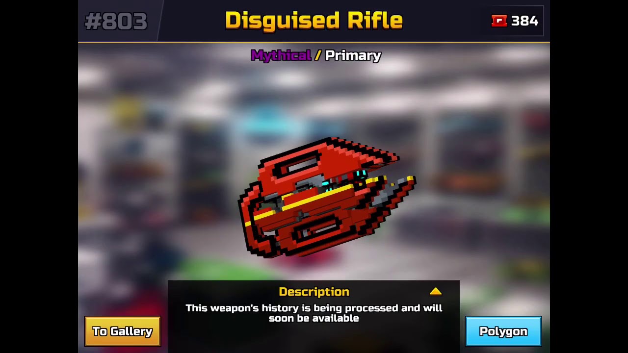 I got the disguised rifle - YouTube