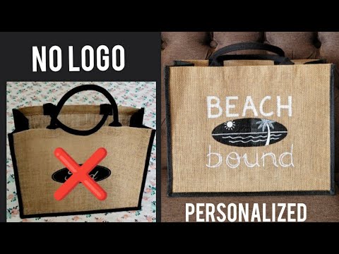 HOW TO CONCEAL A COMPANY LOGO ON A BAG - YouTube