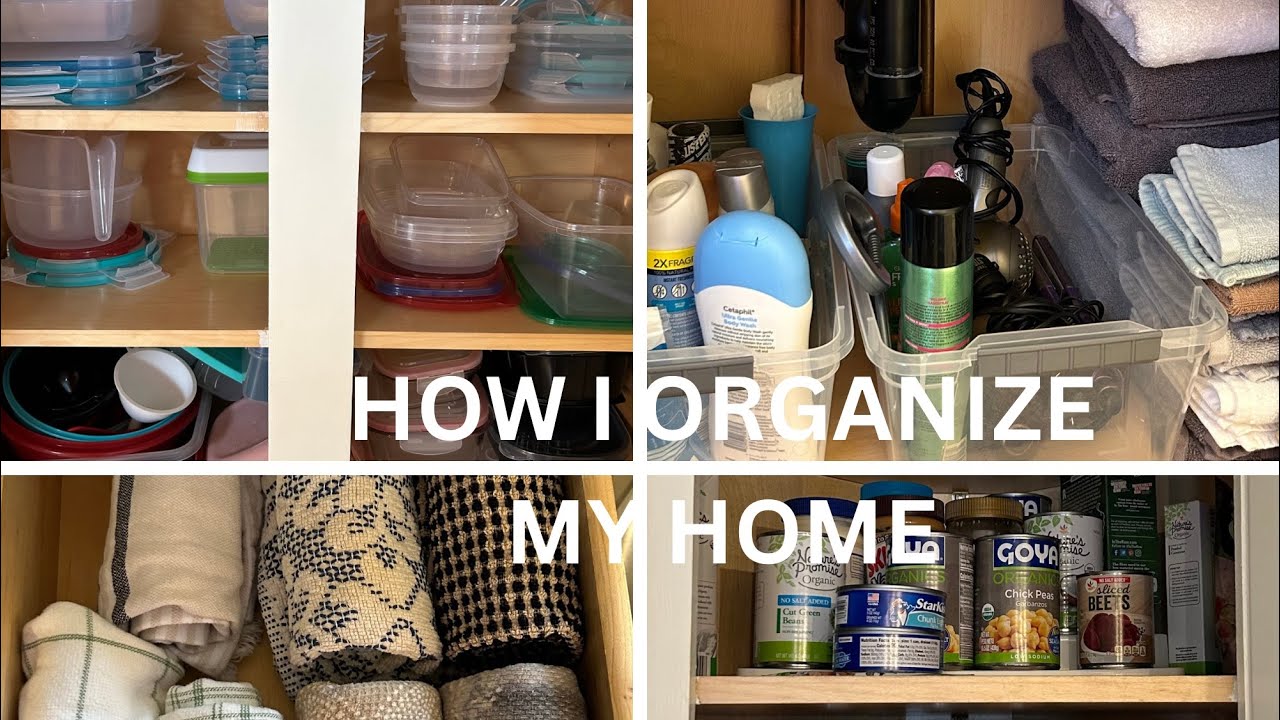 HOW I ORGANIZE MY HOME! - YouTube
