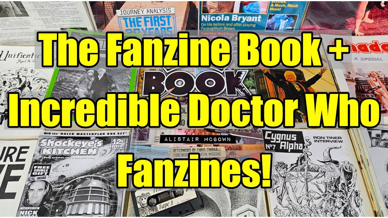 The DOCTOR Who FANZINE Book by Alistair McGown + An Incredible Vintage ...
