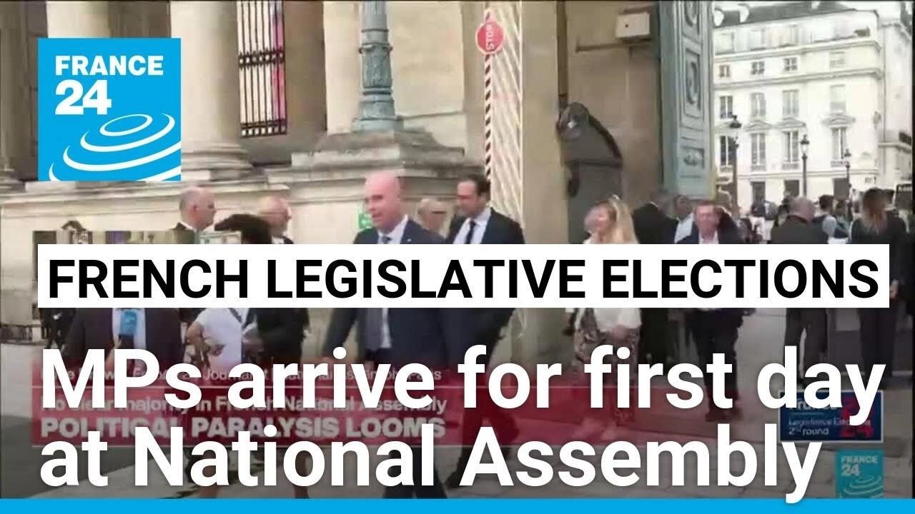 New French MPs arrive for first day at National Assembly • FRANCE 24 ...