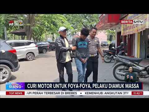 Gagal Curi Motor, Pelaku di Mojokerto Diamuk Warga #beritasatu