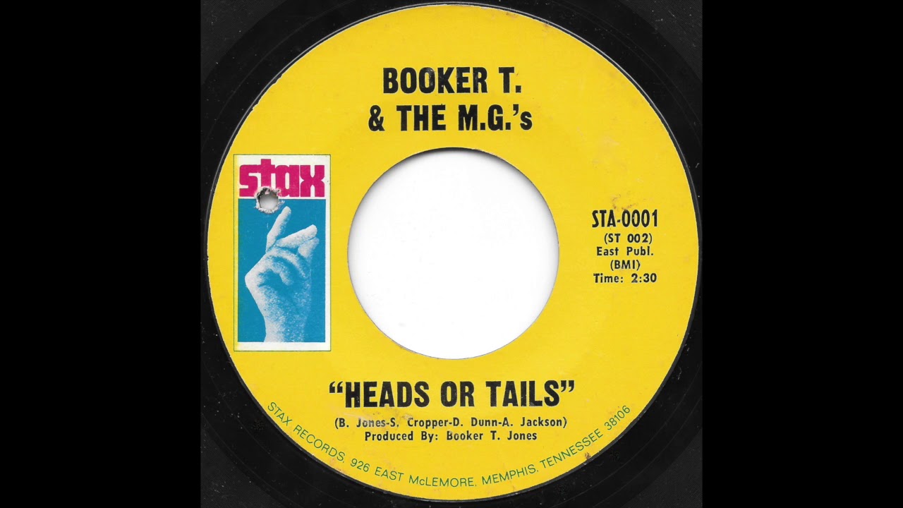 Booker T. & The M.G.'s ‎– Heads Or Tails - YouTube