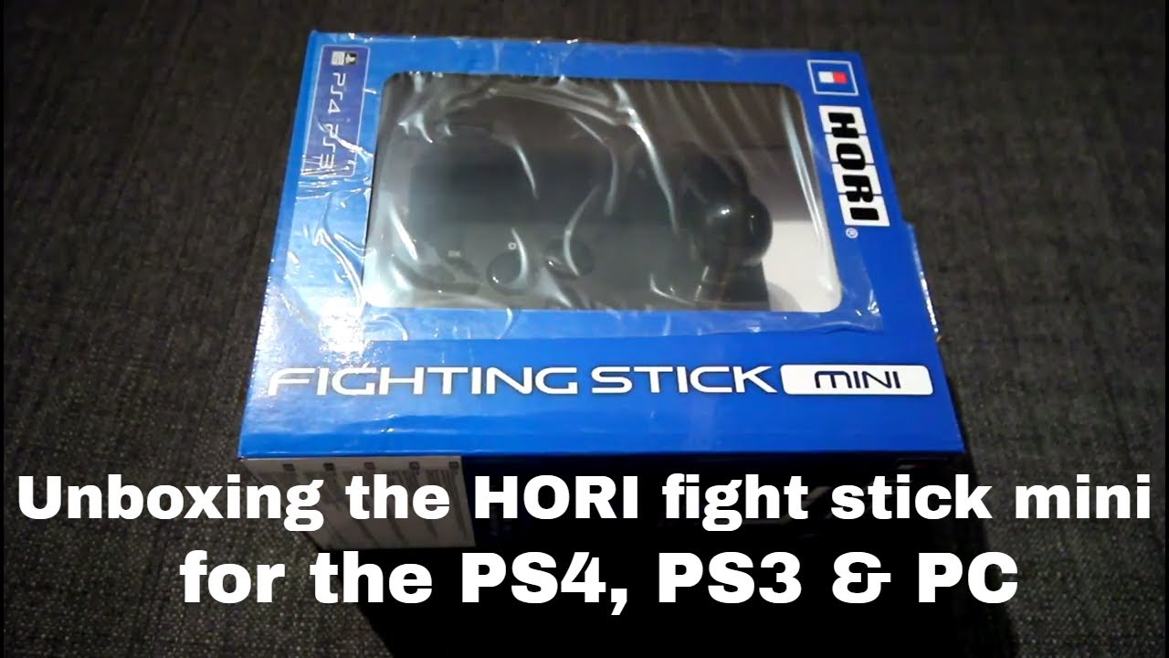 Unboxing the HORI fight stick mini for the PS4, PS3 and PC - YouTube