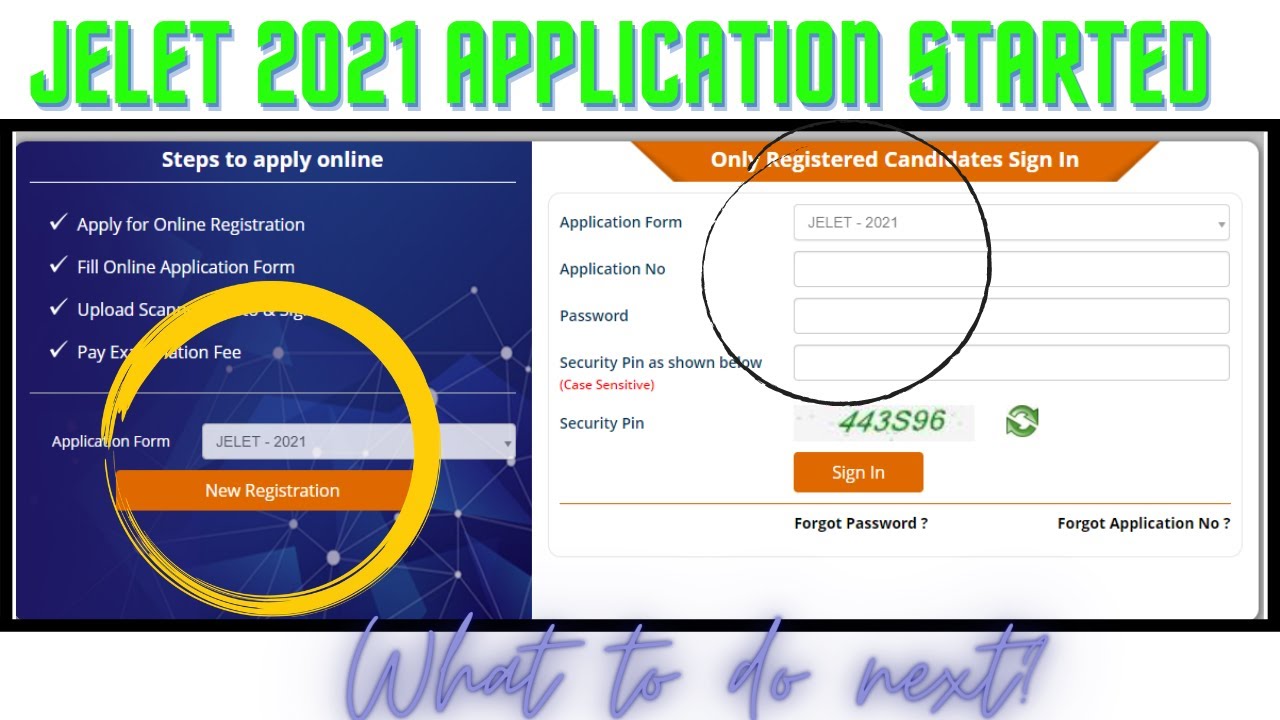 Jelet 2021 Application Process Started | What to do Now? Important ...