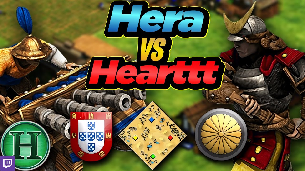 Portuguese vs Japanese | 1v1 Arabia | vs Hearttt | AoE2 - YouTube