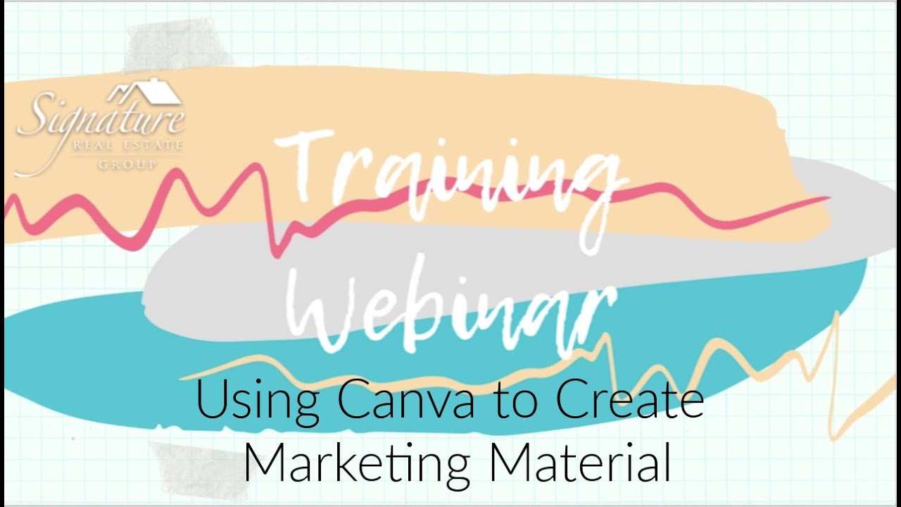 Using Canva to Create Marketing Material | Training Webinar - YouTube