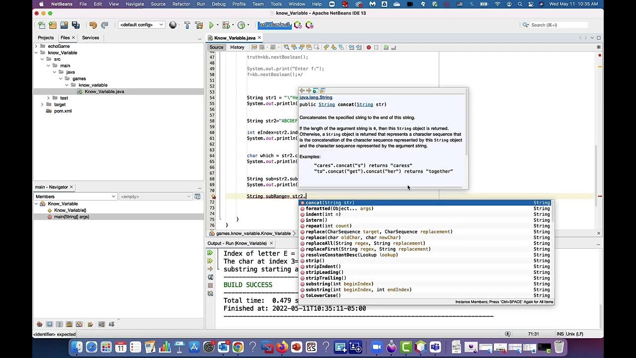 Learn Java Programming - Part 2-4-2 : Learn String methods: charAt, substring, and length - YouTube
