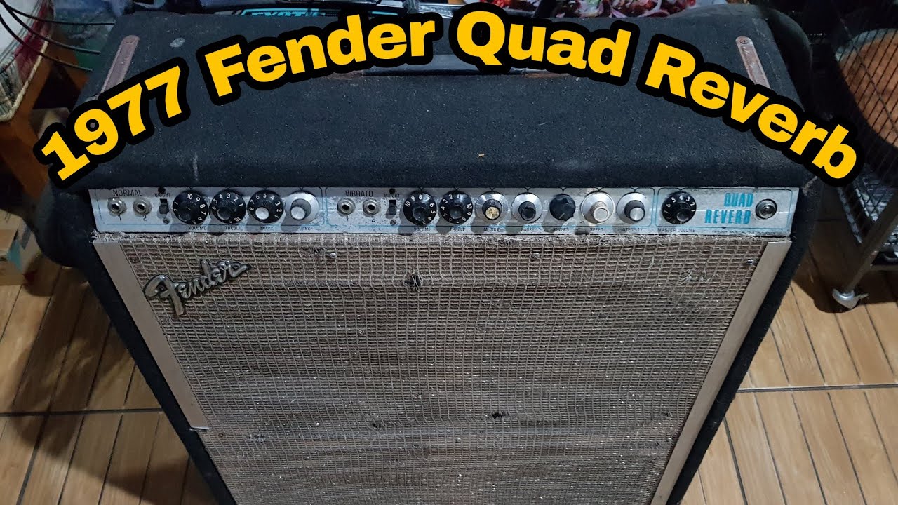 Fender Quad Reverb '77 Sound | Cranked Vintage Amp - YouTube