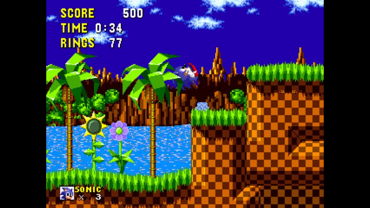 Sega Genesis - Sonic The Hedgehog - 60FPS TEST - YouTube