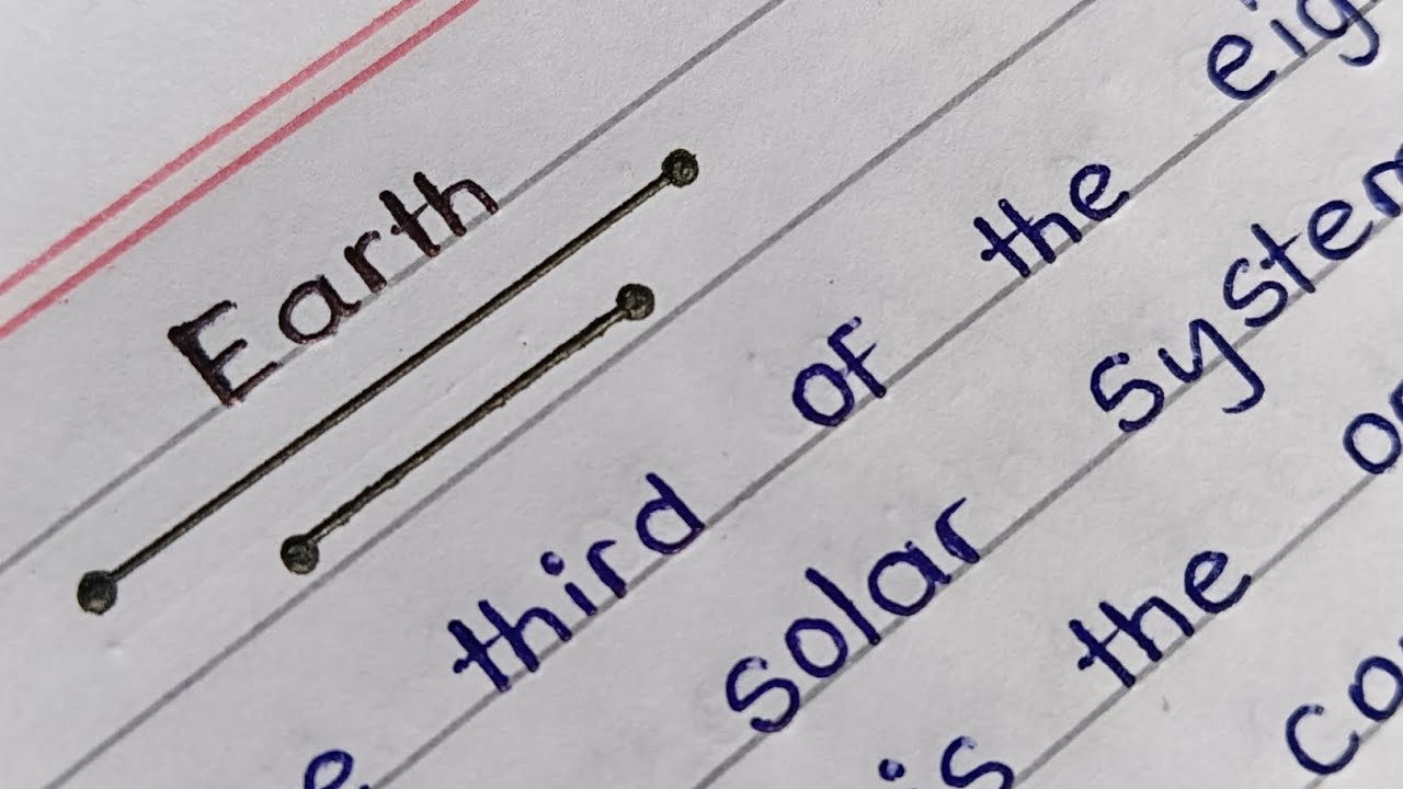 Essay on earth 🌎 in english || Earth essay writing in english || About ...