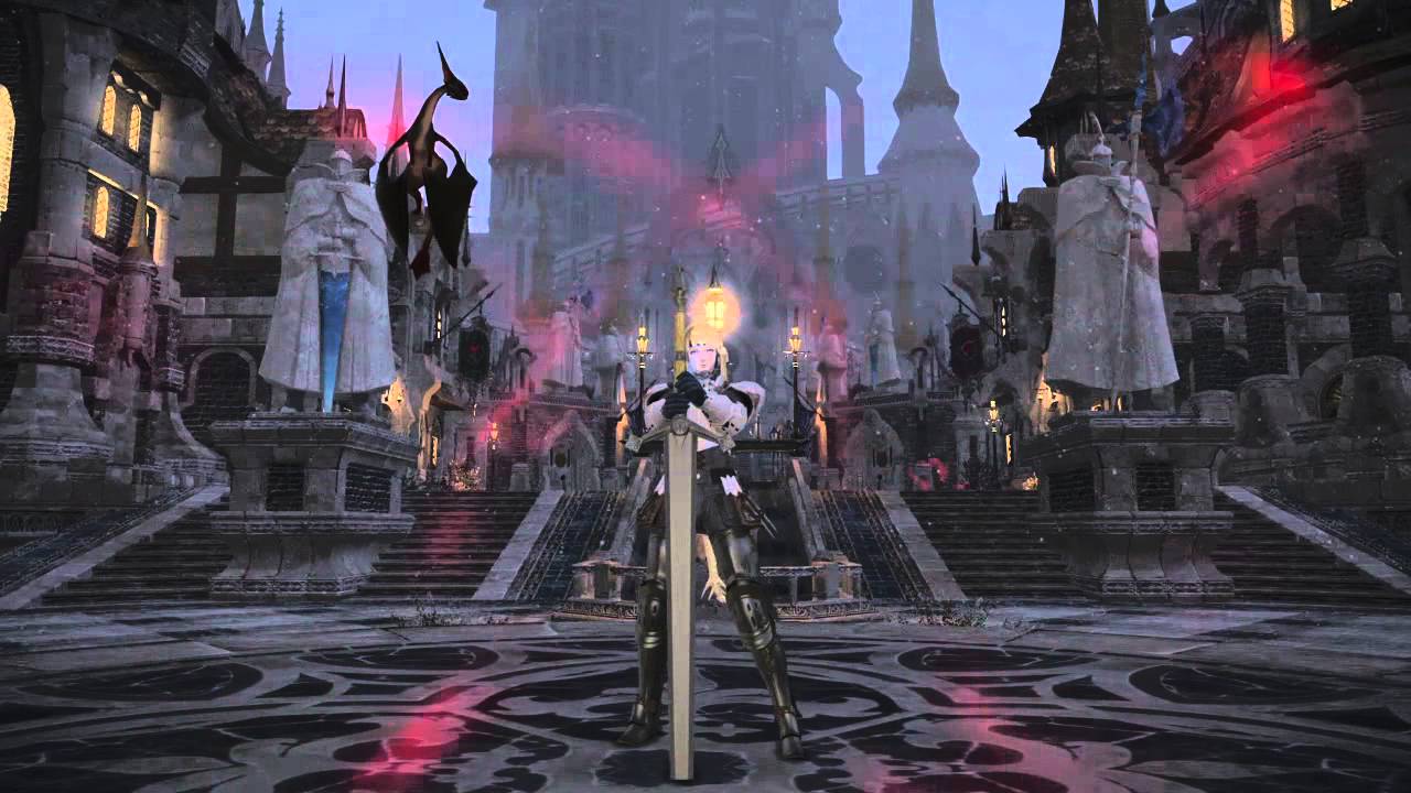 FINAL FANTASY XIV foundation - pillar day walking - YouTube