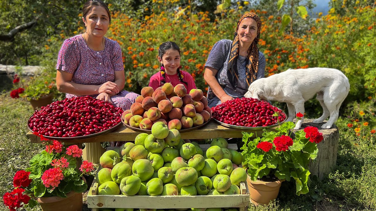Only In The Village You Can Taste So Many Delicious And Fresh Fruits ...