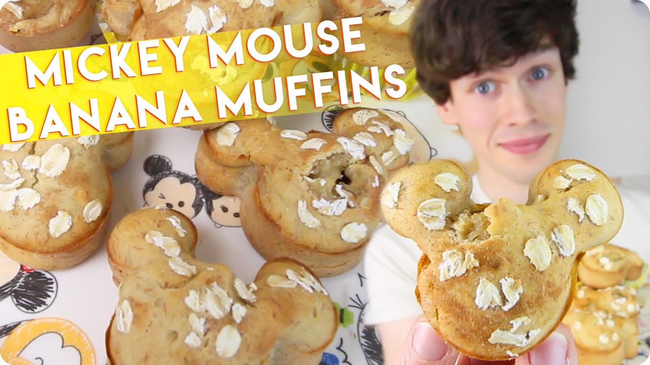 MICKEY MOUSE BANANA MUFFINS | Tom Burns - YouTube