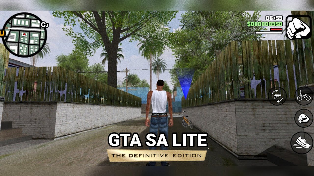 Inilah GTA SA LITE Spesial Definitive Edition Graphics HD - YouTube