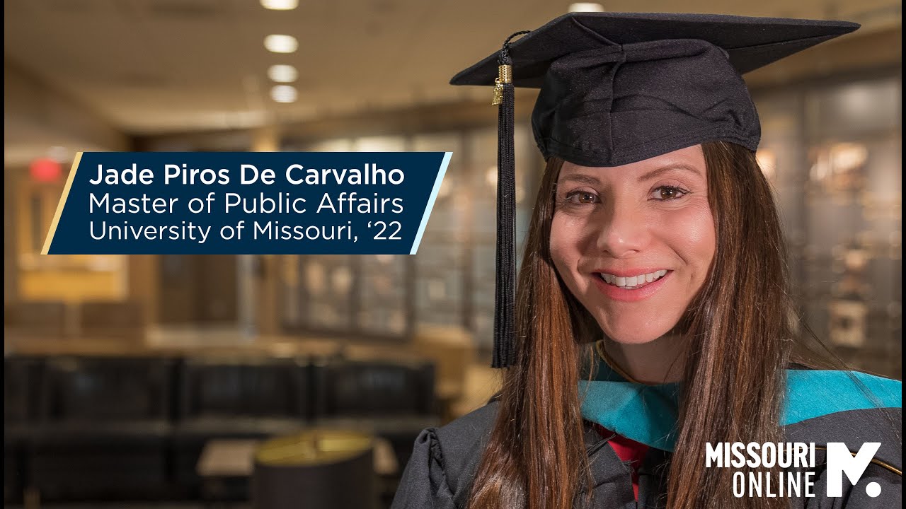 Jade Piros De Carvalho: Master of Public Affairs '22, University of Missouri - YouTube