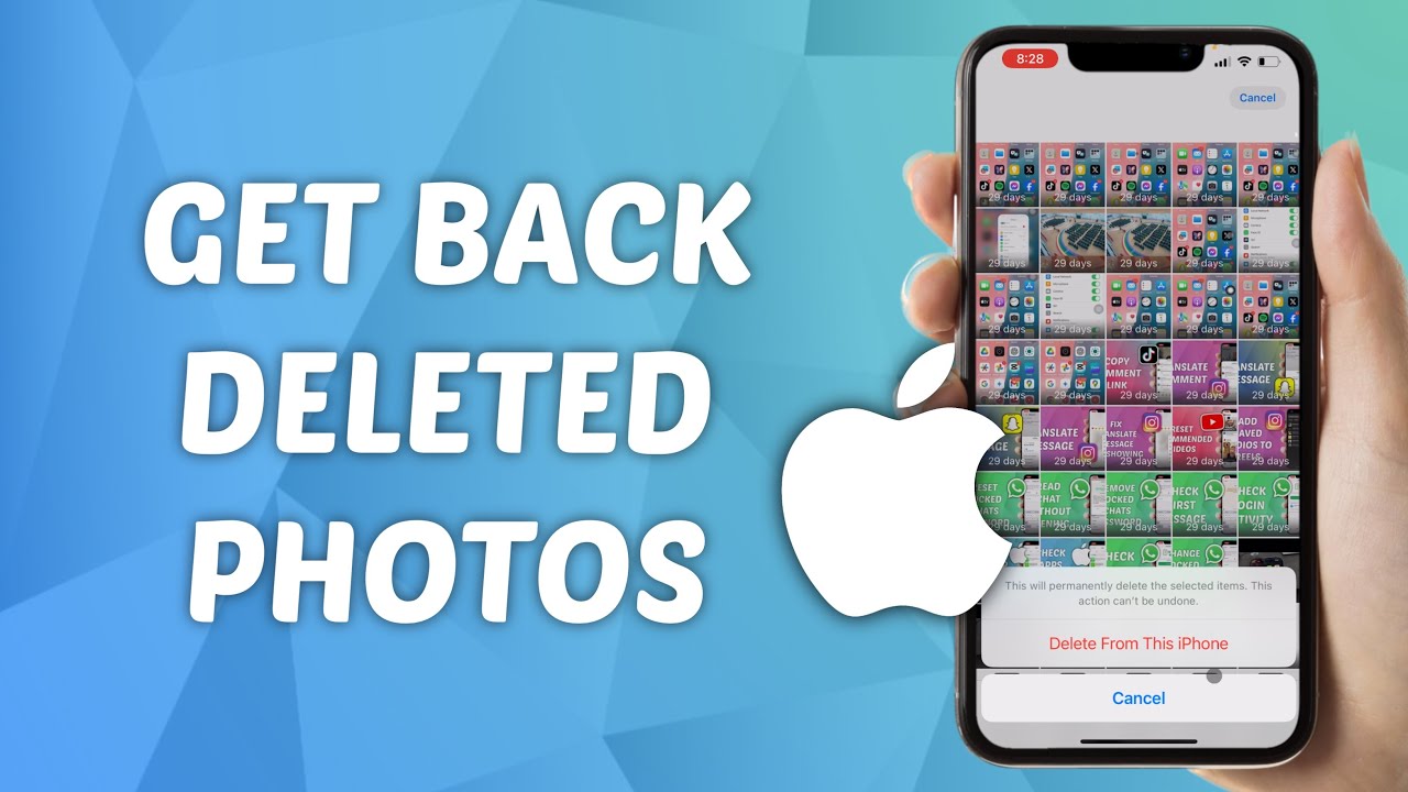 iOS 18: How to Get Back Deleted Photos on iPhone! (2025) - YouTube