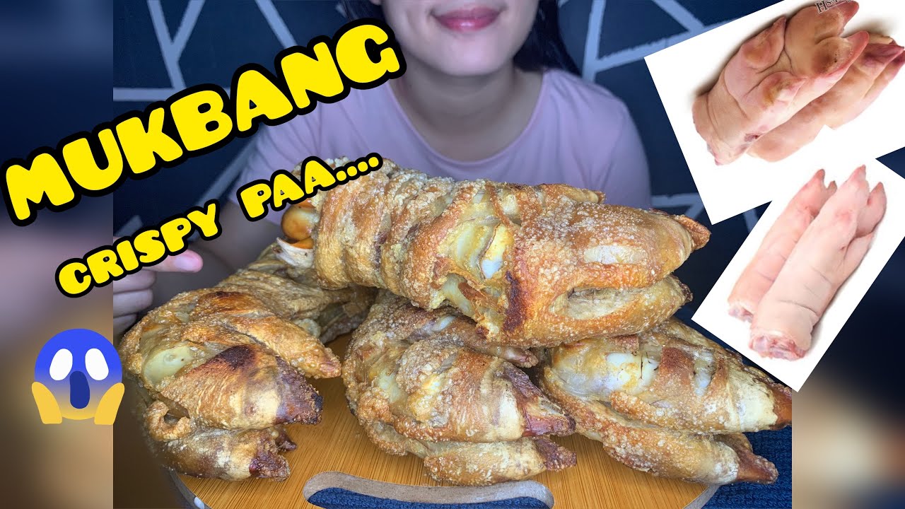 FILIPINO MUKBANG MUKBANG CRISPY PORK PAA MUKBANG FILIPINO FOOD - YouTube