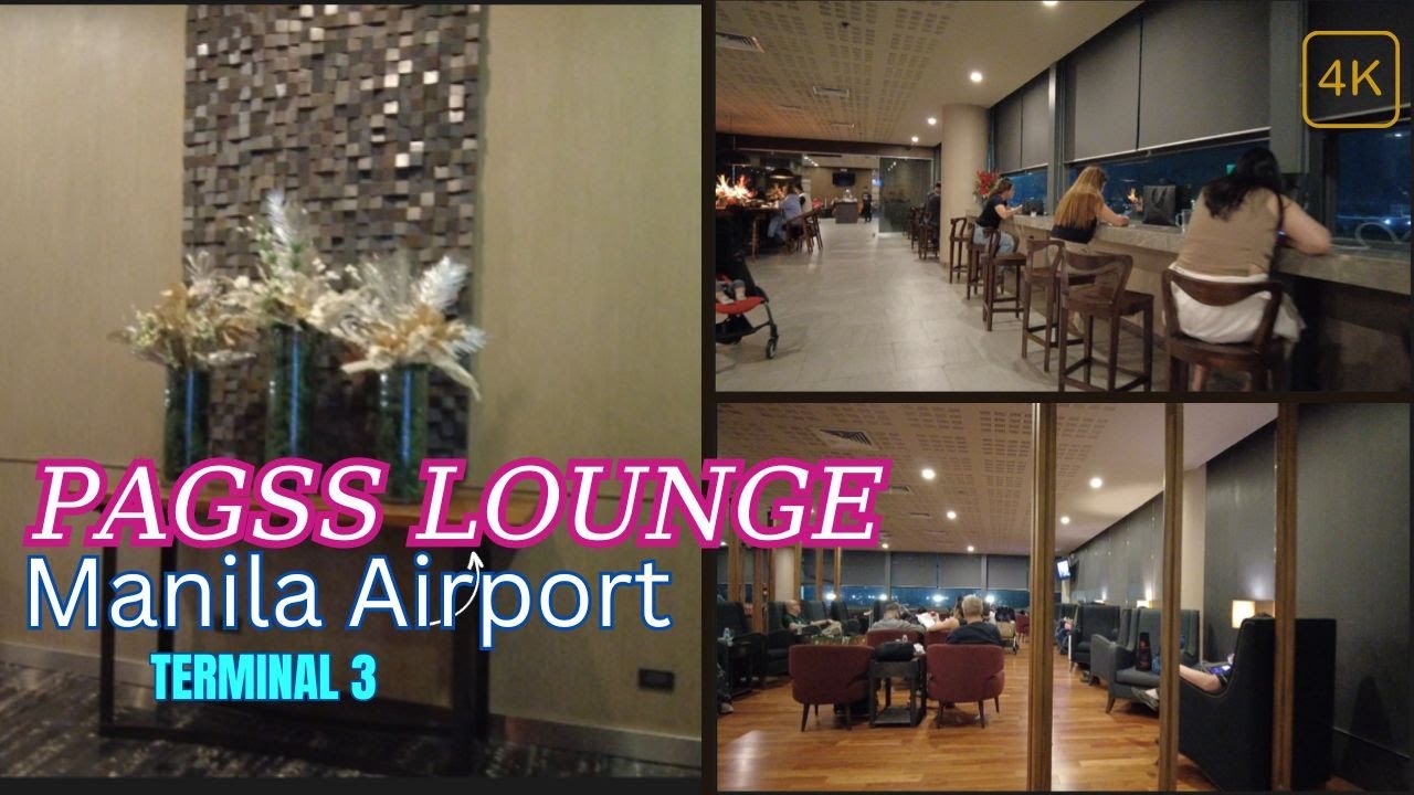 PAGSS Lounge - Manila Airport | Terminal 3 #2023 | Shiela Piet - YouTube