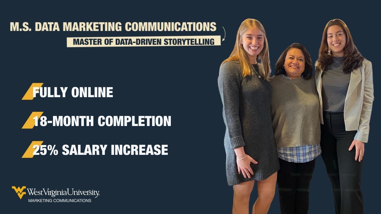 WVU's M.S. in Data Marketing Communications - YouTube