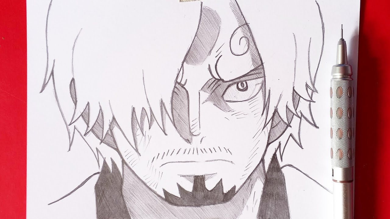 Easy to draw | How to draw Sanji step-by-step | One Piece - YouTube