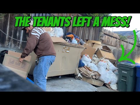 The New Tenant Left A Mess!!! | Junk Removal Business - YouTube