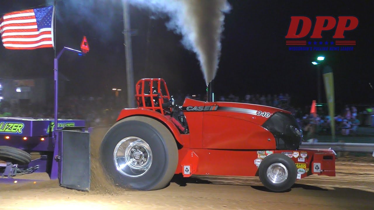 Light Pro Stock Tractors at Pulling for a Purpose 2023 - YouTube
