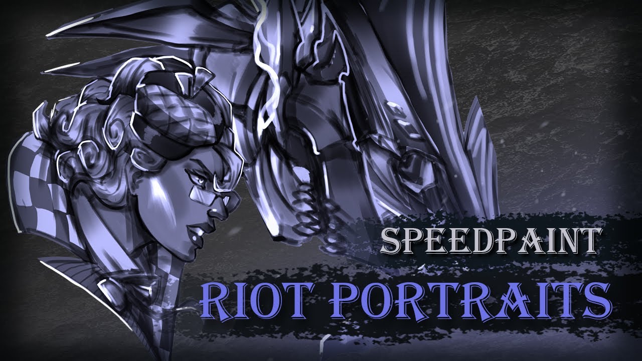 Riot portrait sketches part 2 - YouTube